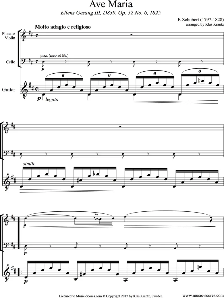 Ave Maria Schubert: Guitarra Y Violín En Armonía | Vanessa Mae